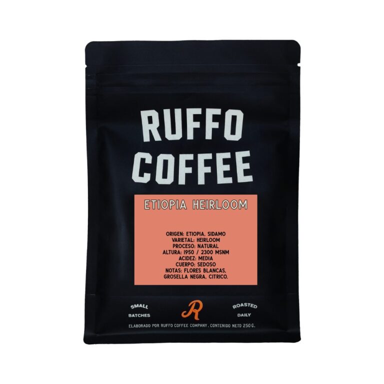 Café Etiopia Heirloom - Tostador Ruffo Coffee - Ruffo Coffee
